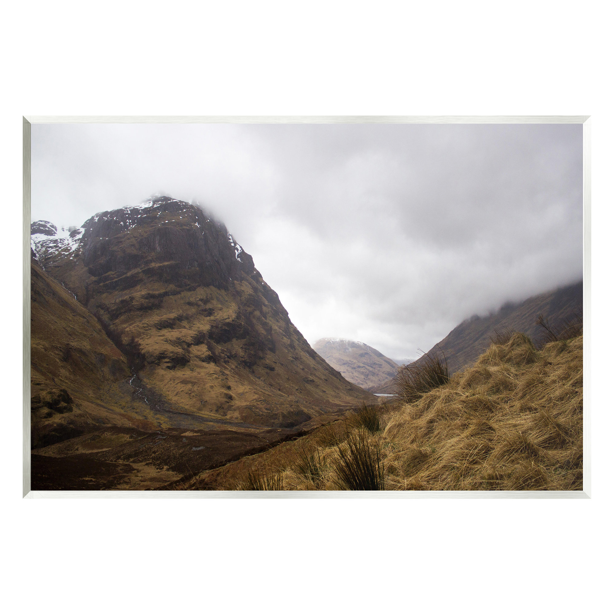 Stupell Industries Desert Hill Peaks Arid Vegetation Heavy Clouds Wall ...