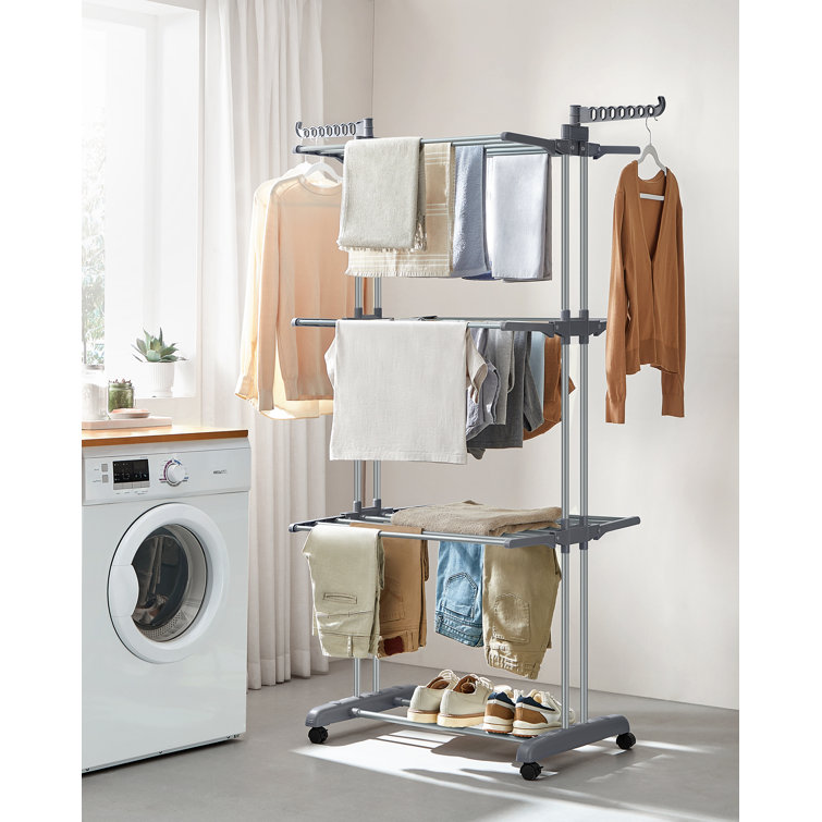Rebrilliant Steel Foldable Freestanding Drying Rack | Wayfair.co.uk