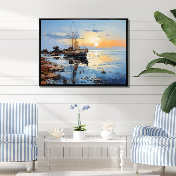 Breakwater Bay Umar Boat Sailing Reflections III - Print | Wayfair