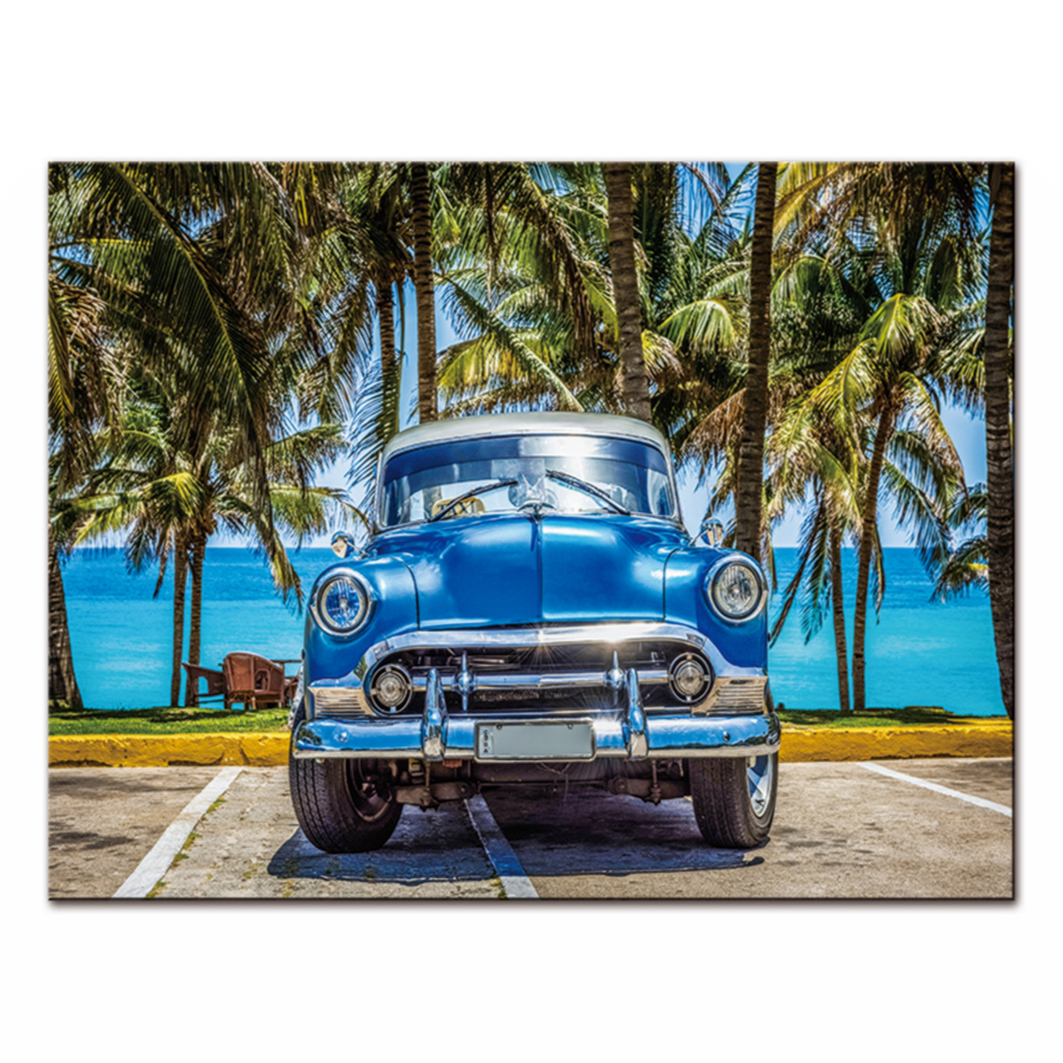 Wenty Classic Car At The Beach On Plastic / Acrylic Print | Wayfair