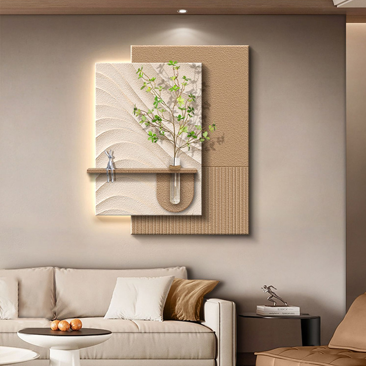 Orren Ellis Italian High-Quality Three-Dimensional Texture Sandstone ...