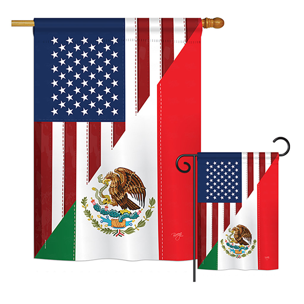 Trinx 2 Piece American Mexico Friendship of the World Impressions ...