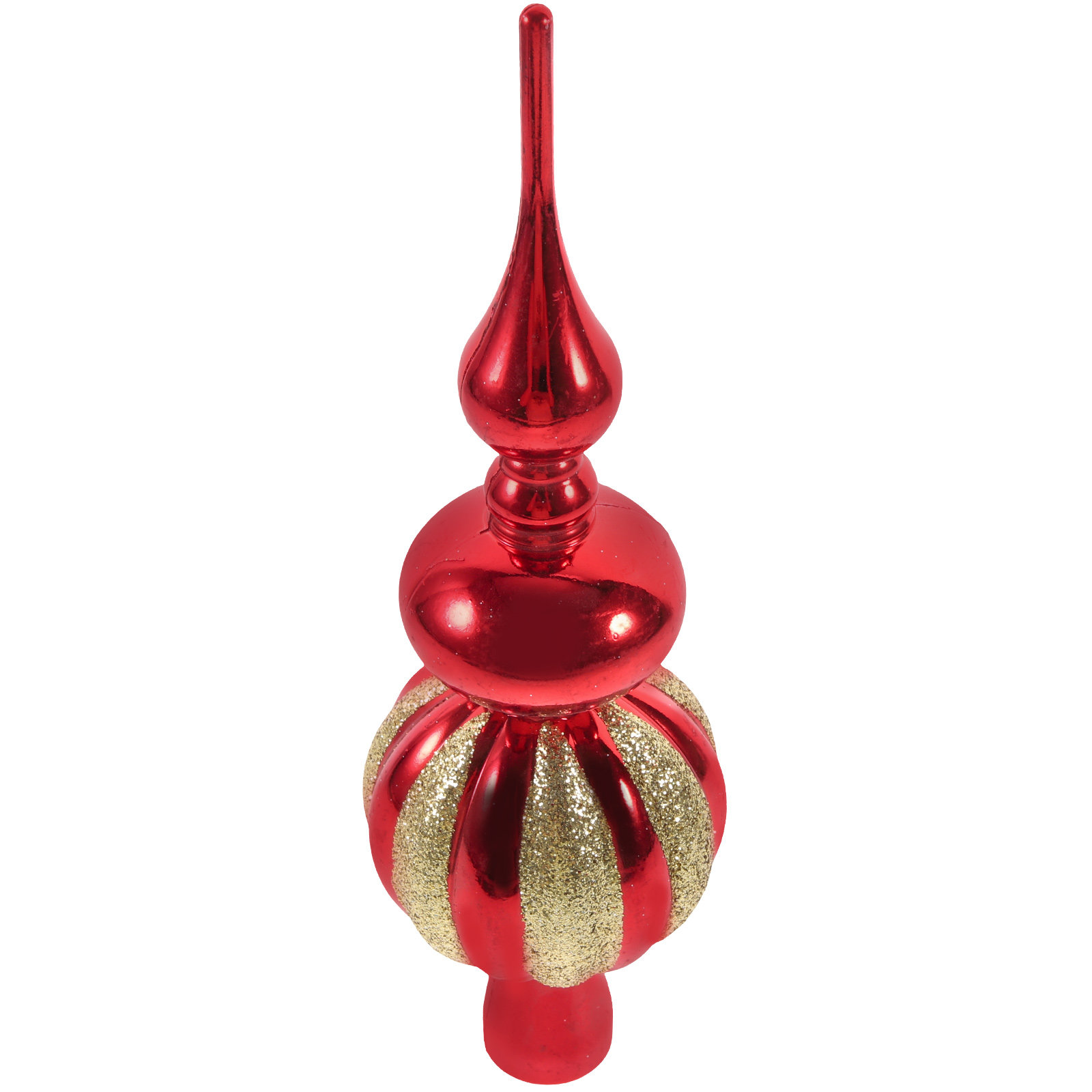 Fleur De Lis Living Spherical Christmas Tree Topper Plastic Christmas ...