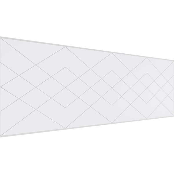 PCI Enterprises 32.25'' H x 94.5'' W x 0.375'' D Expanded Cellular PVC ...