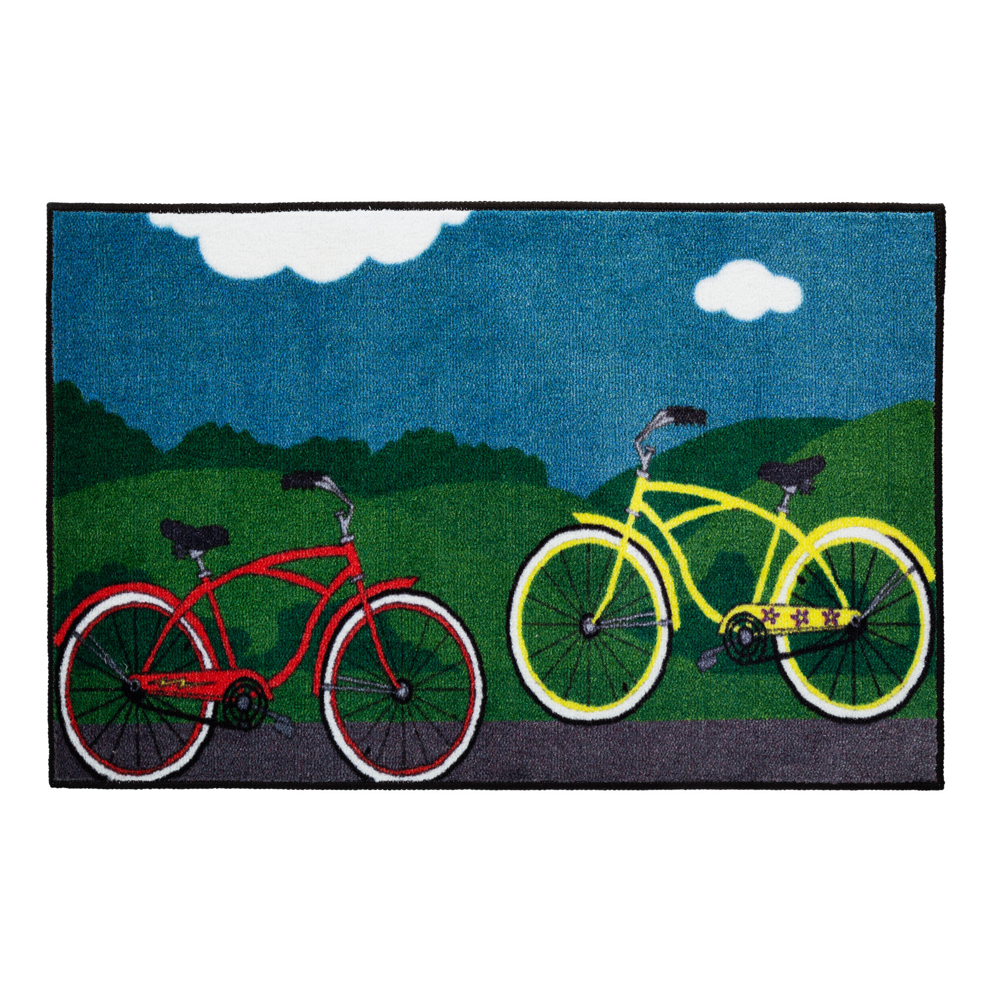 Sprogs Buddy Time Kids Rugs (Log & Bike) | Wayfair