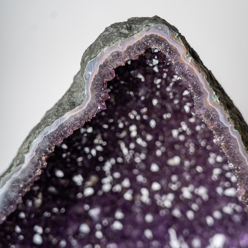 Astro Gallery of Gems Amethyst Crystal Cluster Geode from Brazil (49 ...