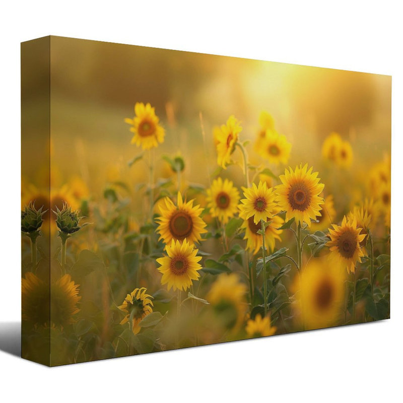 August Grove® 8" x 12" Framed Canvas Wall Art with Wood Frame, Ready to ...