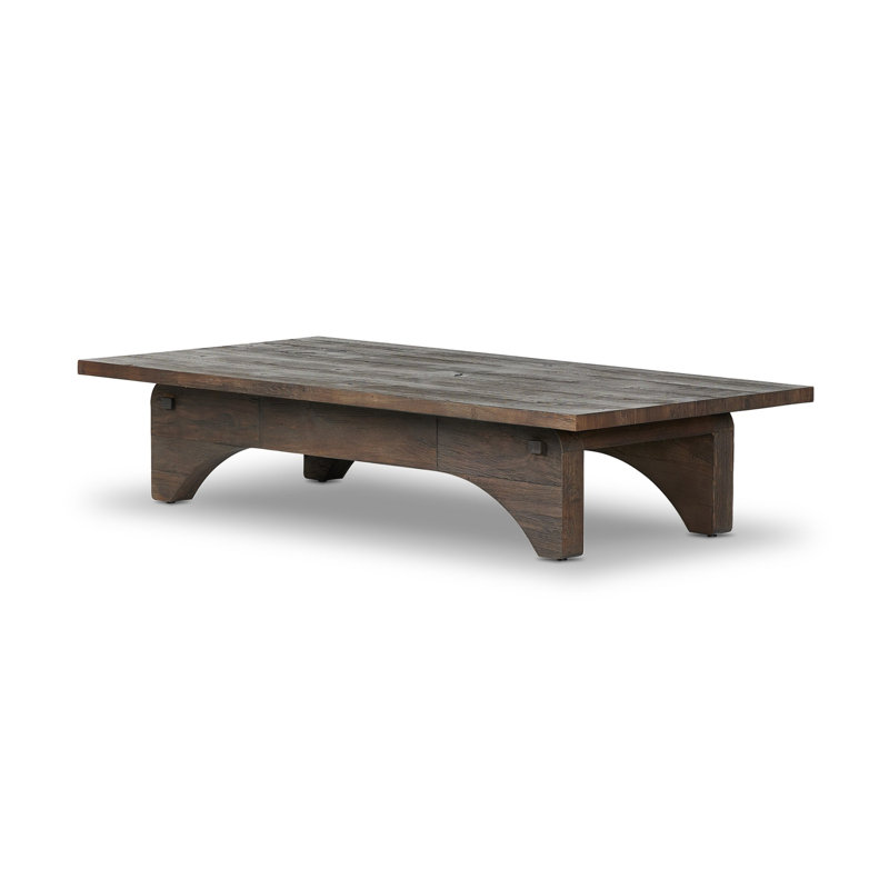 Millwood Pines Fiorangela Coffee Table-Smoked Alder Solid | Wayfair
