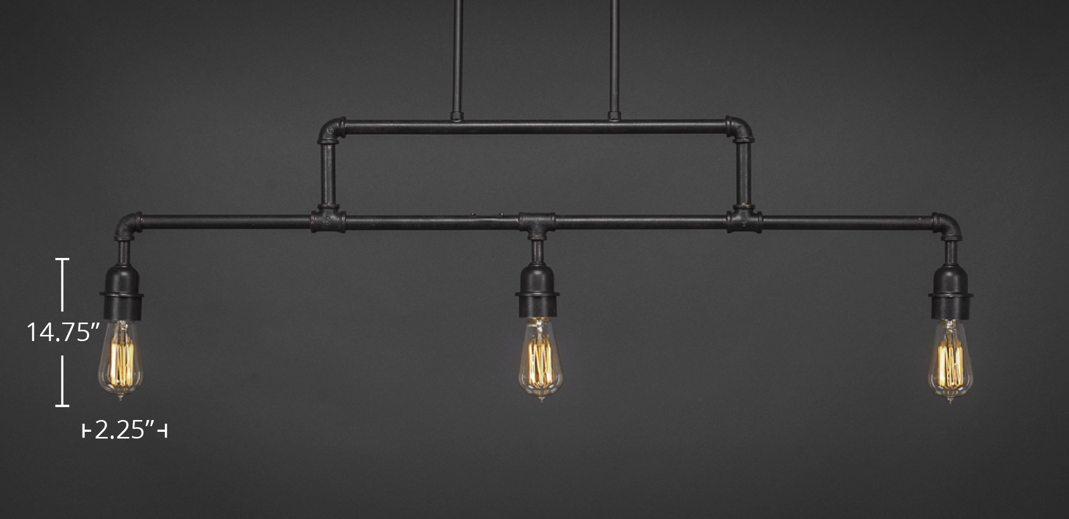 Williston Forge Vintage 3-Light Bar & Reviews | Wayfair