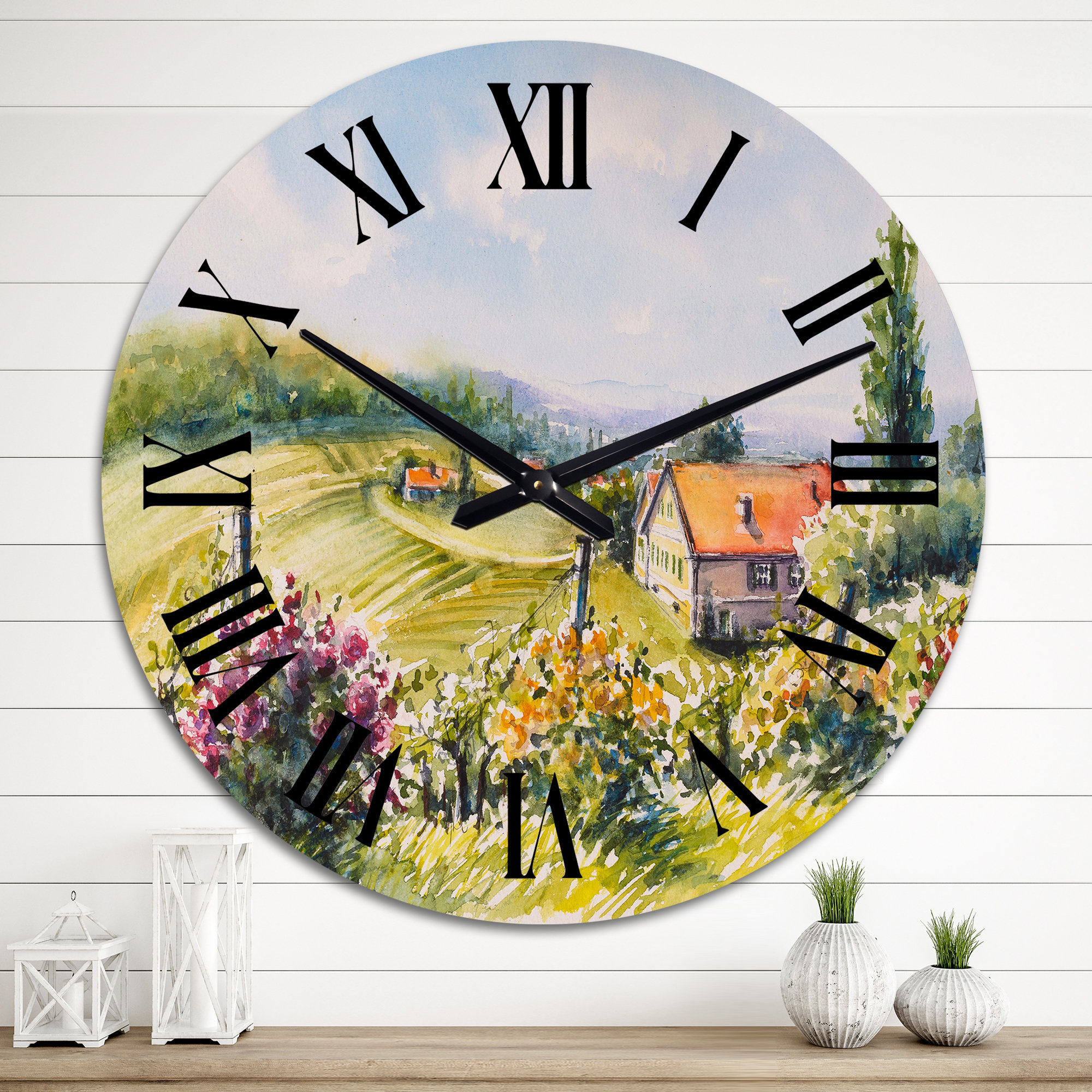 East Urban Home Little House In The Green Countryside - Country wall ...