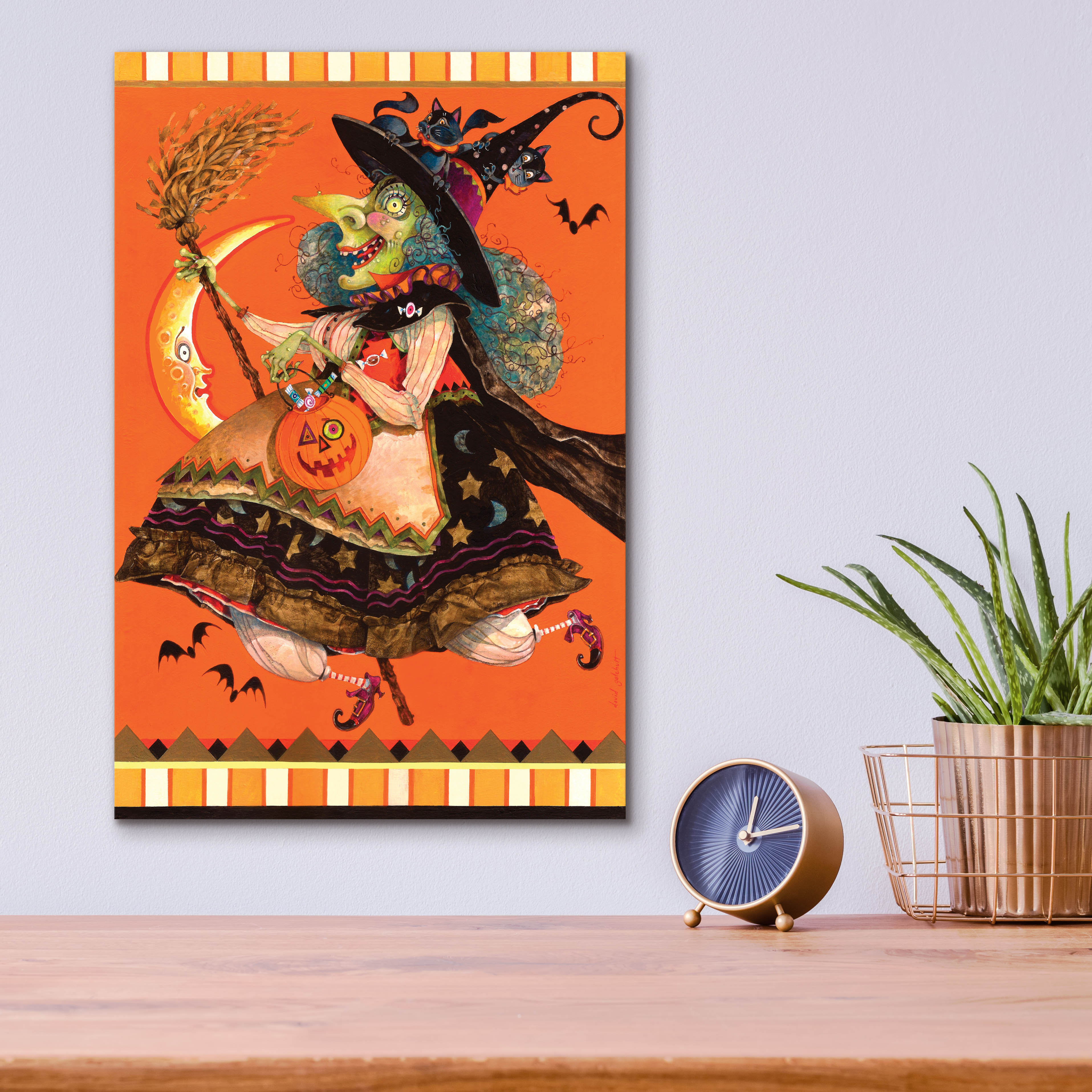 The Holiday Aisle® 'Witch' by David Galchutt Acrylic Glass Wall Art ...