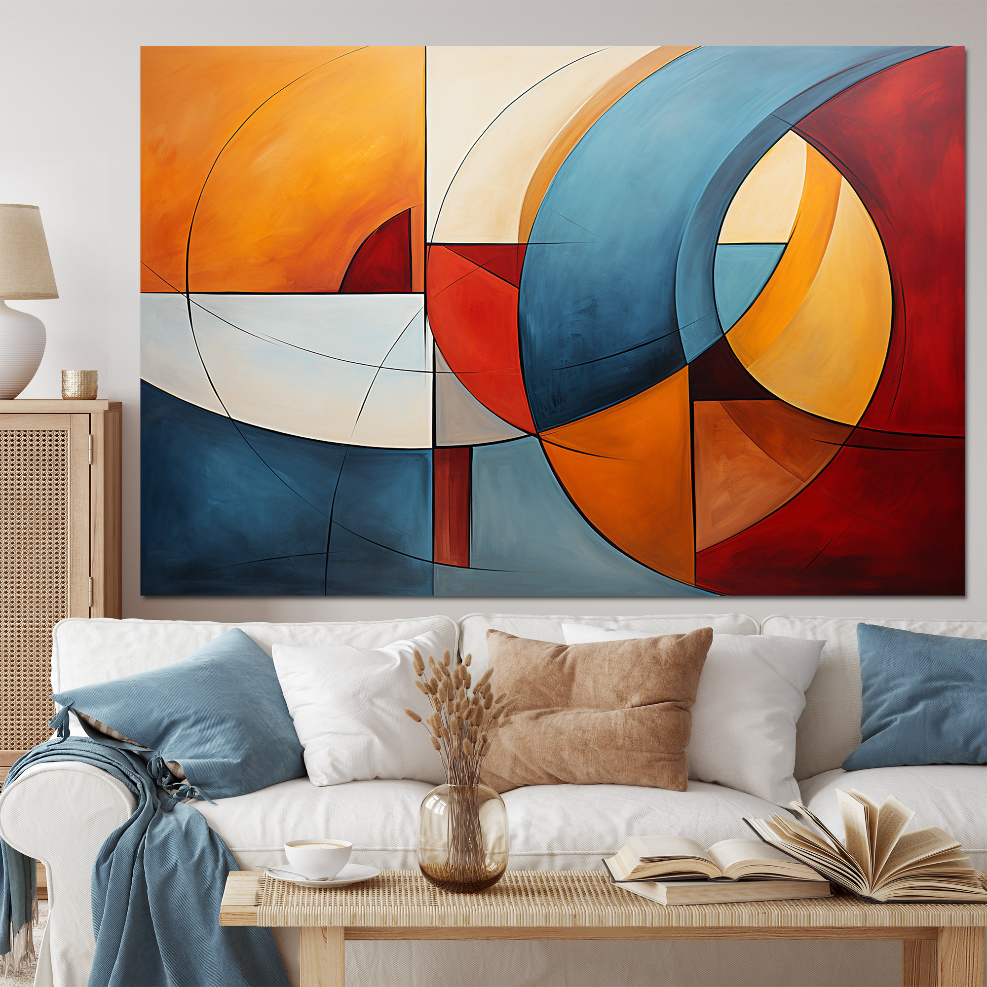 Ivy Bronx Cubism Geometric Form I - Cubism Wall Decor | Wayfair