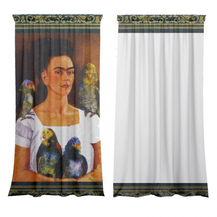 Rosalind Wheeler Dezzarae Velvet Blackout Slot Top Curtain Pair ...