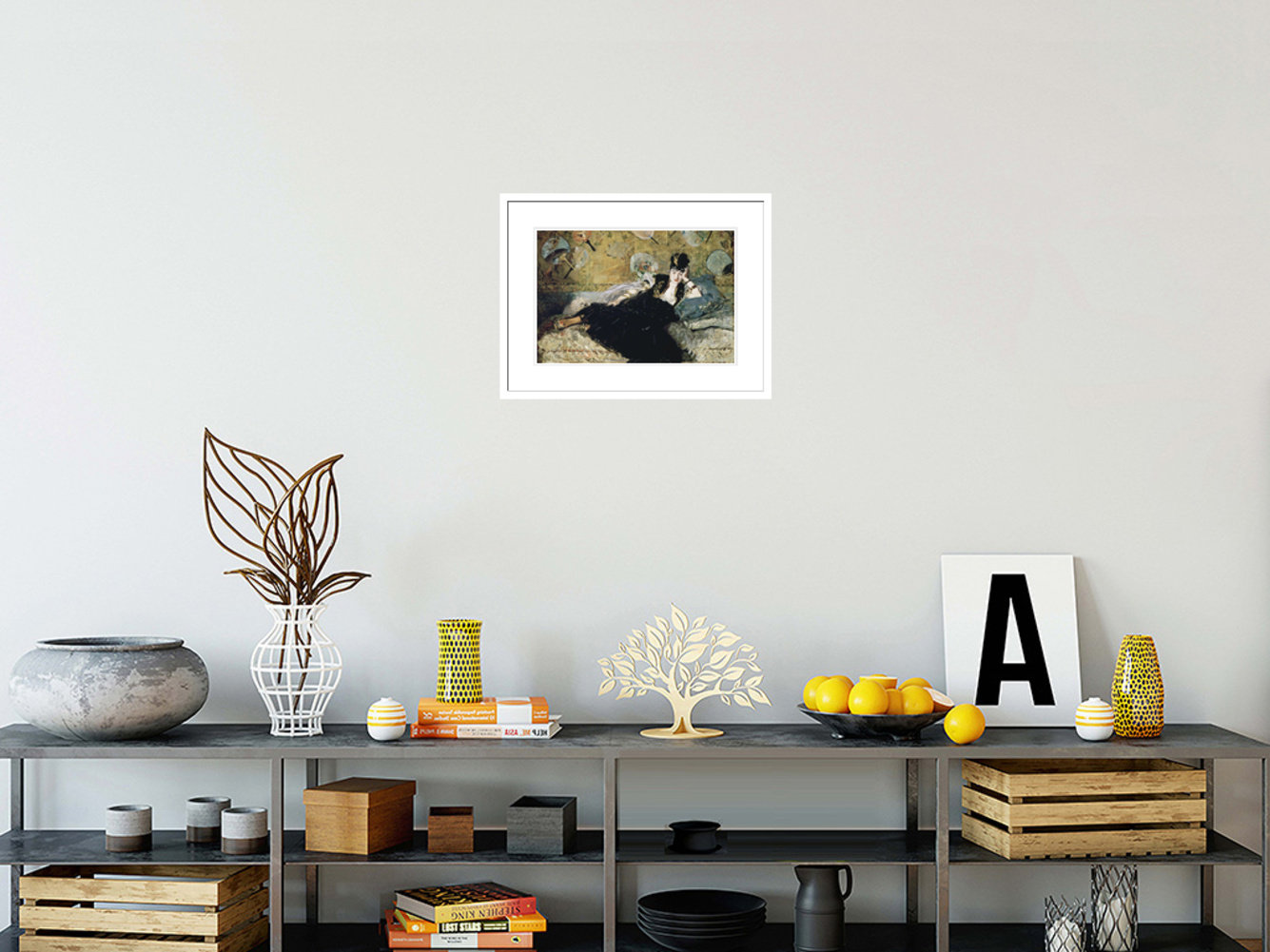 Red Barrel Studio® The Lady with Fans Portrait of Nina de Callias (1844 ...