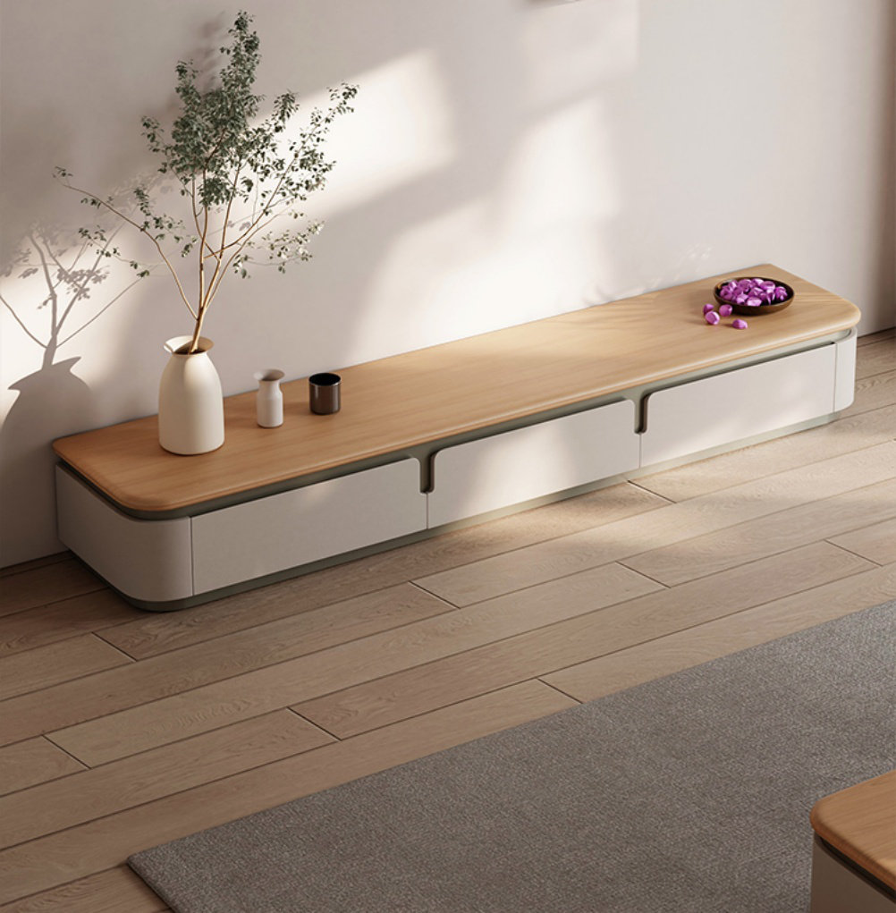 Dream cabinet Living Room Household Simple TV Cabinet 86.6'' Media ...