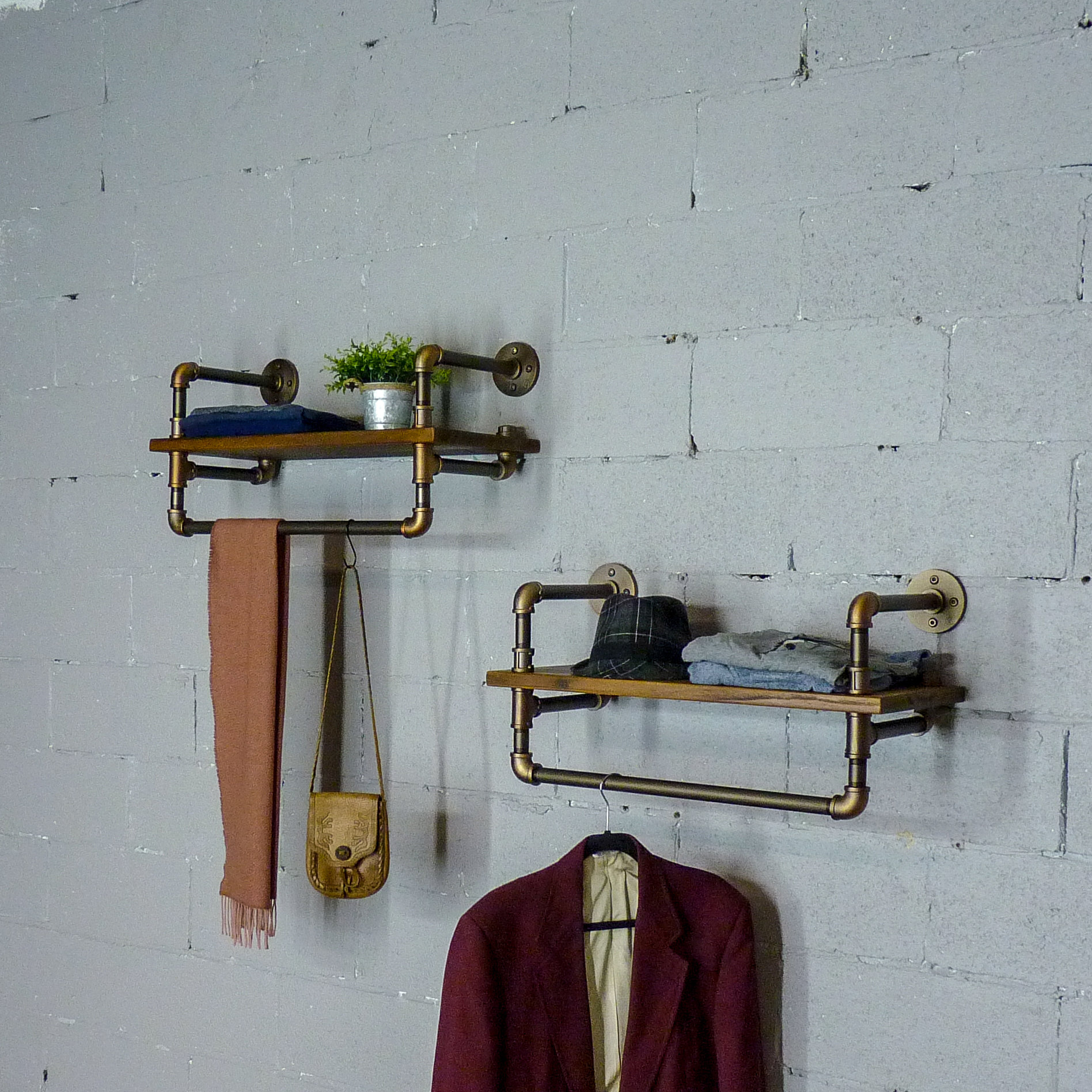 17 Stories 2 Piece Wall Shelf Set & Reviews | Wayfair