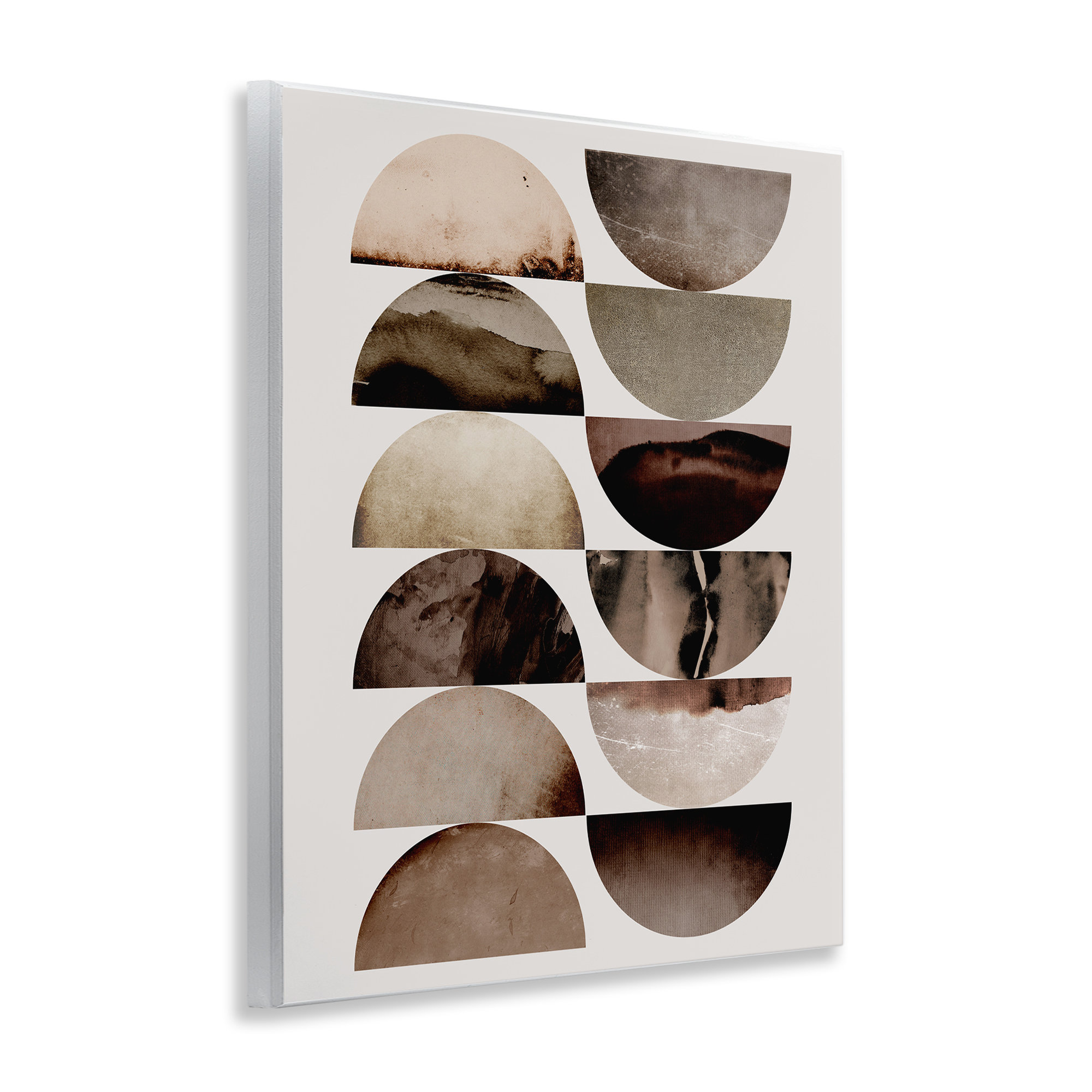 Ebern Designs Graphic Curved Shapes Wall Plaque, design by 1x | Wayfair