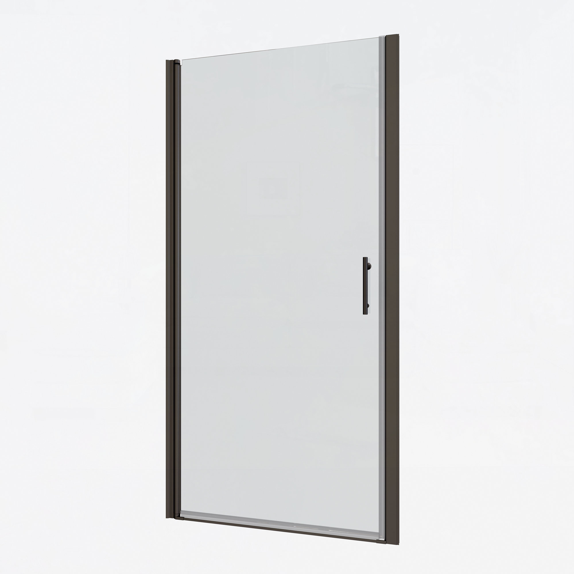 Wood Garden 1 3/8" adjustment,universal pivot shower door, open outside ...