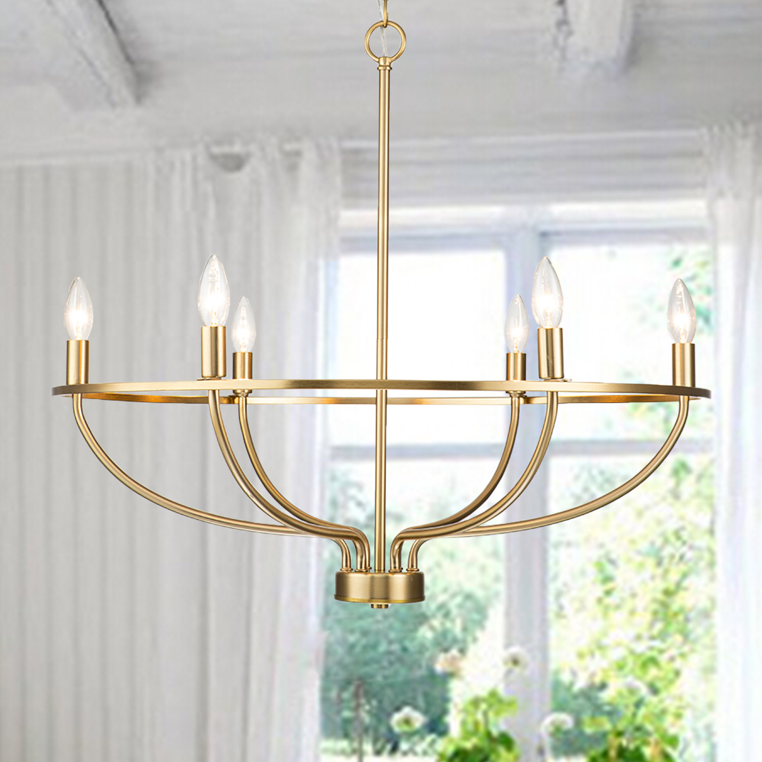 Gracie Oaks Venjah 6 - Light Empire Chandelier | Wayfair