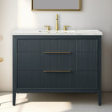 Blue Bathroom Vanities You'll Love | Wayfair