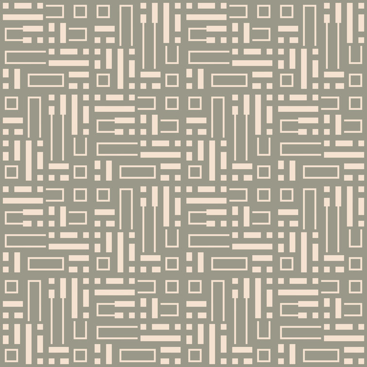 Latitude Run® Peel & Stick Geometric Roll | Wayfair