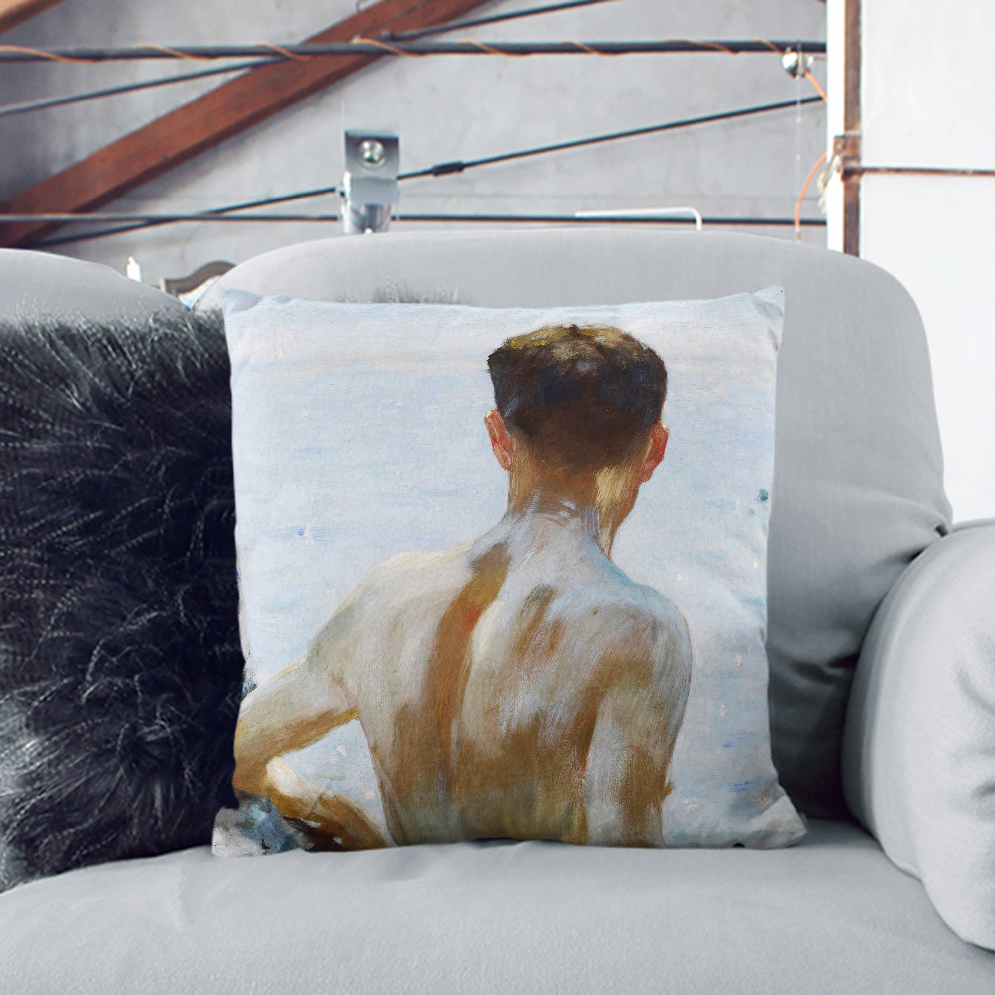 East Urban Home Beach Study Scatter Cushion | Wayfair.co.uk