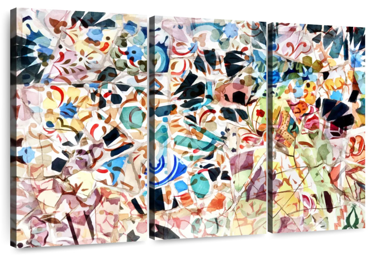 Wade Logan® Avery Mosaic Of Barcelona VI | Wayfair