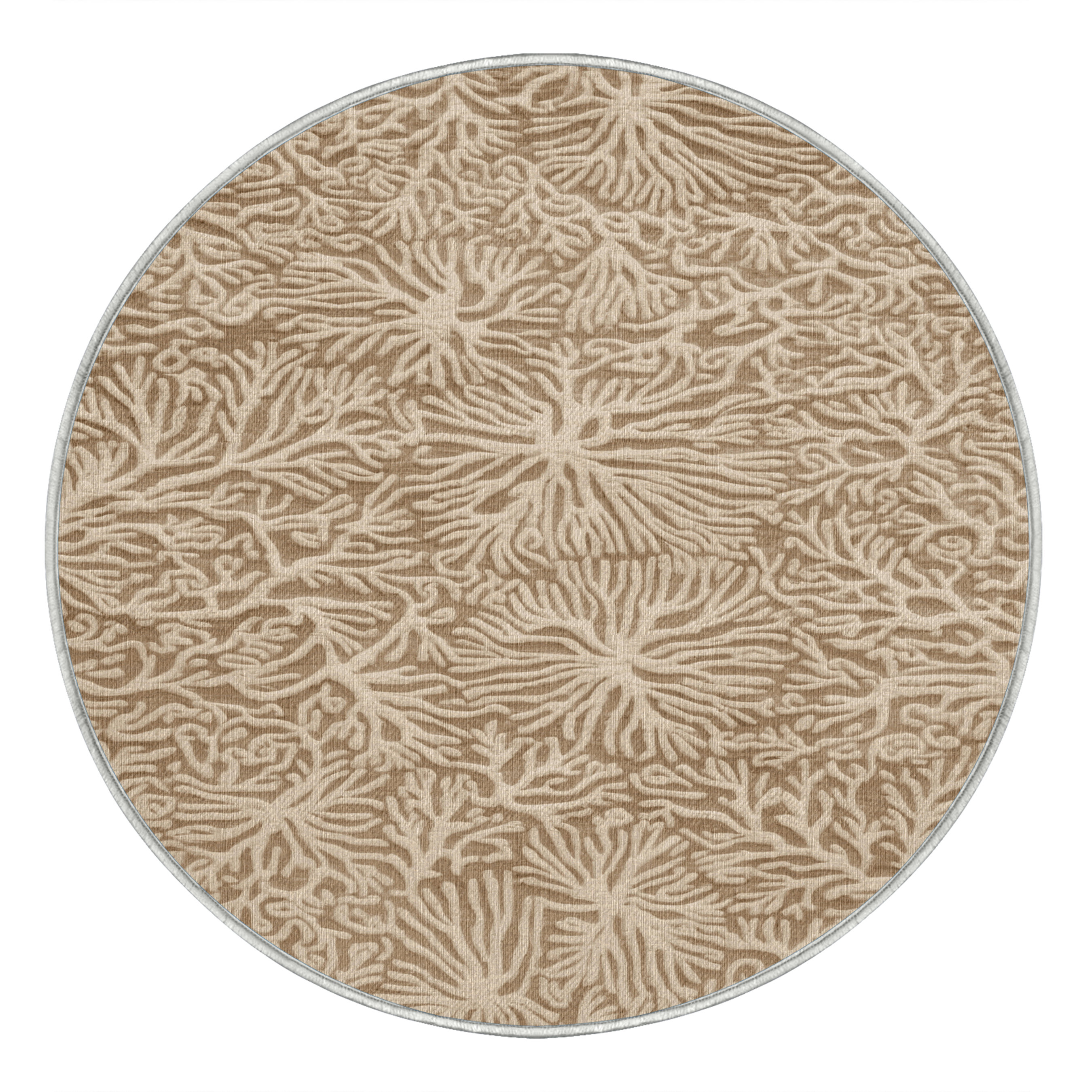 One Allium Way® Washable Coral Patterns Hawaiian Area Rug | Wayfair