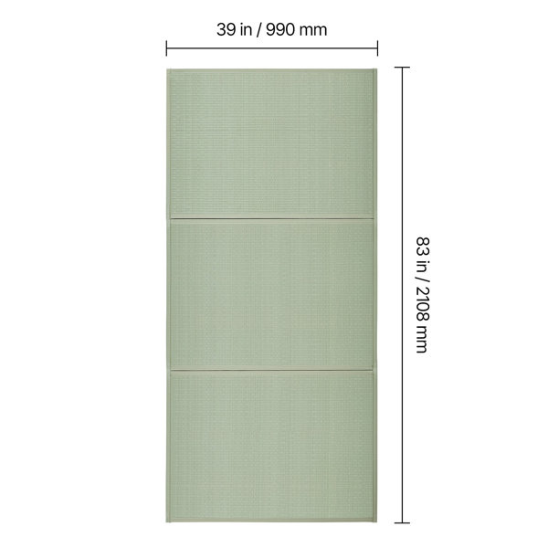 Latitude Run® Japanese Tatami Mat, Foldable Handwoven Rattan Tatami Mat ...