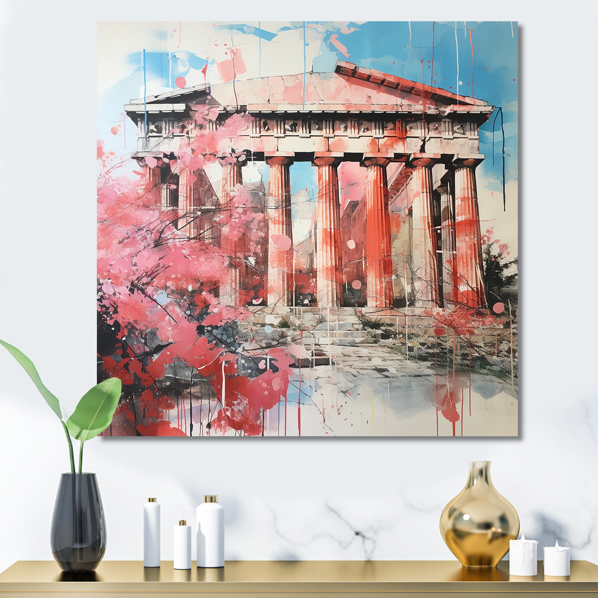 Winston Porter Ancient Ruins Athens I - Athens Wall Art | Wayfair