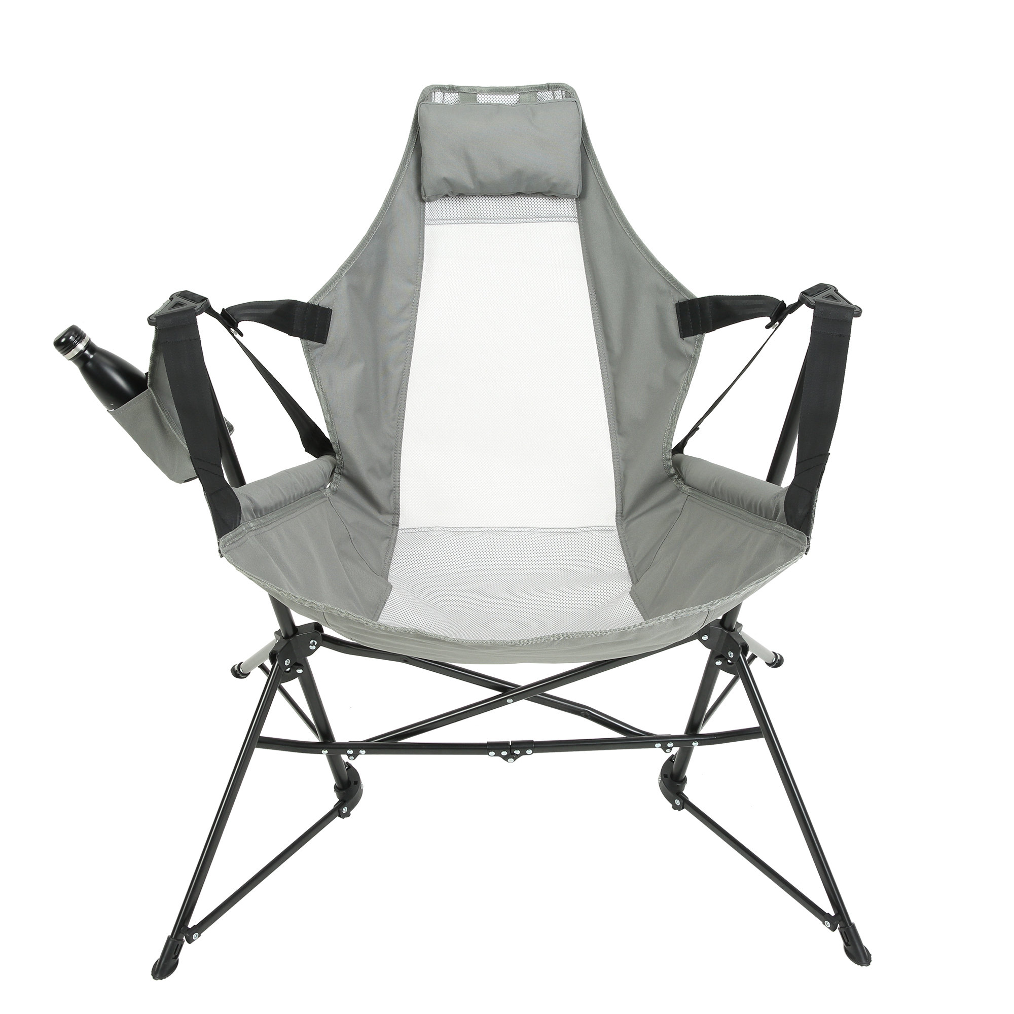Hokku Designs Camping Chair, Folding Portable Rocking Chair, Aluminum ...