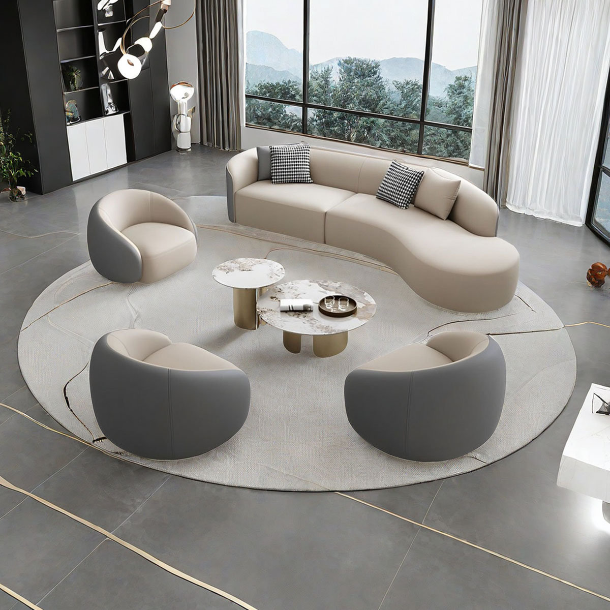 Lifton Simple atmosphere office beauty rest sofa set | Wayfair