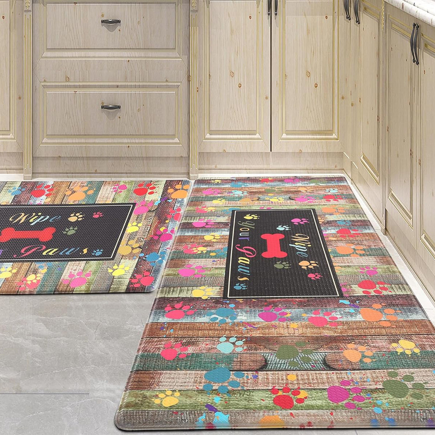 Lark Manor™ Cushioned Anti Fatigue Mats For Kitchen Floor Waterproof ...