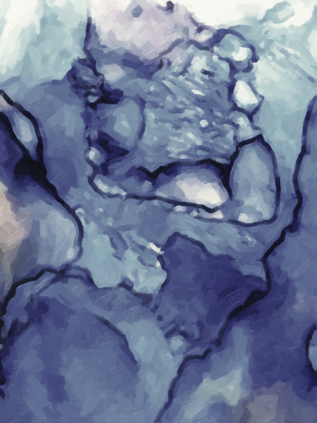 Ivy Bronx Polak 'Blue' by Graffitee Studios Watercolor Painting Print ...