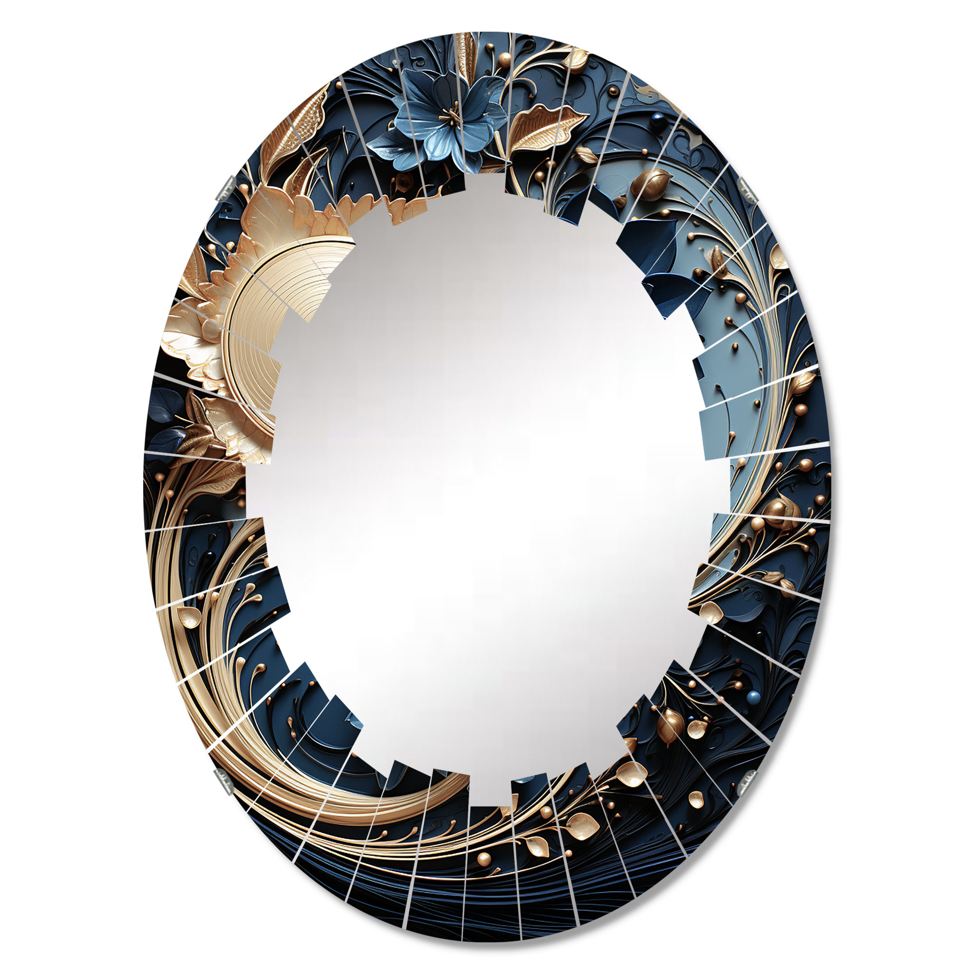 East Urban Home Maxina - Modern Wall Mirror Oval | Wayfair
