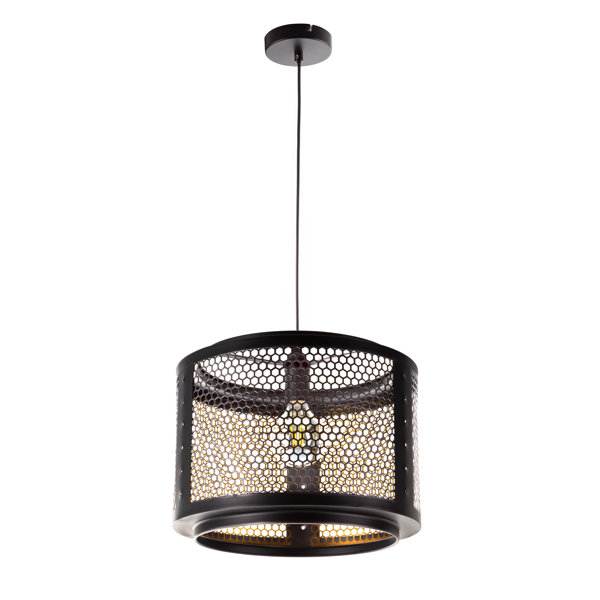 Williston Forge Neabsco 1 - Light Lantern Drum Pendant | Wayfair.co.uk