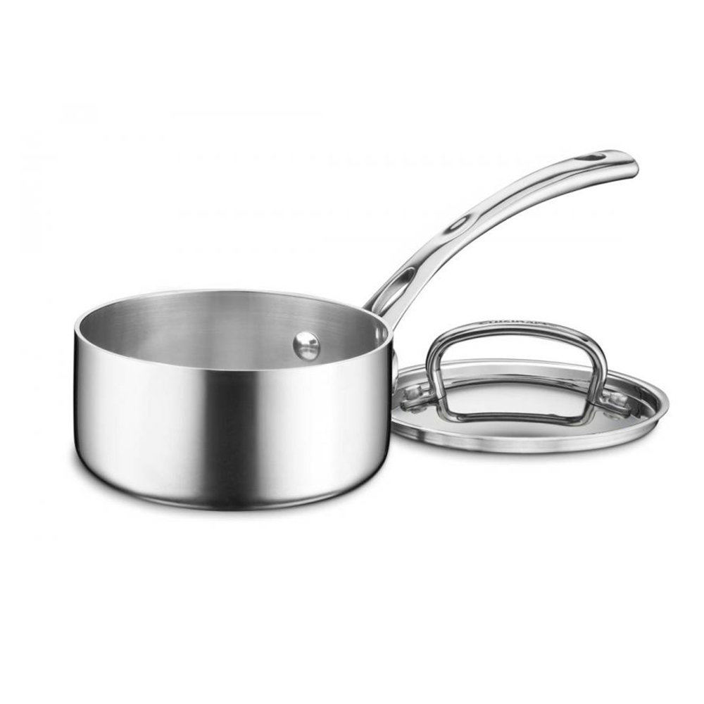 Cuisinart FRENCH CLASSIC TRI-PLY STAINLESS COOKWARE 2 Qt. Saucepan W ...