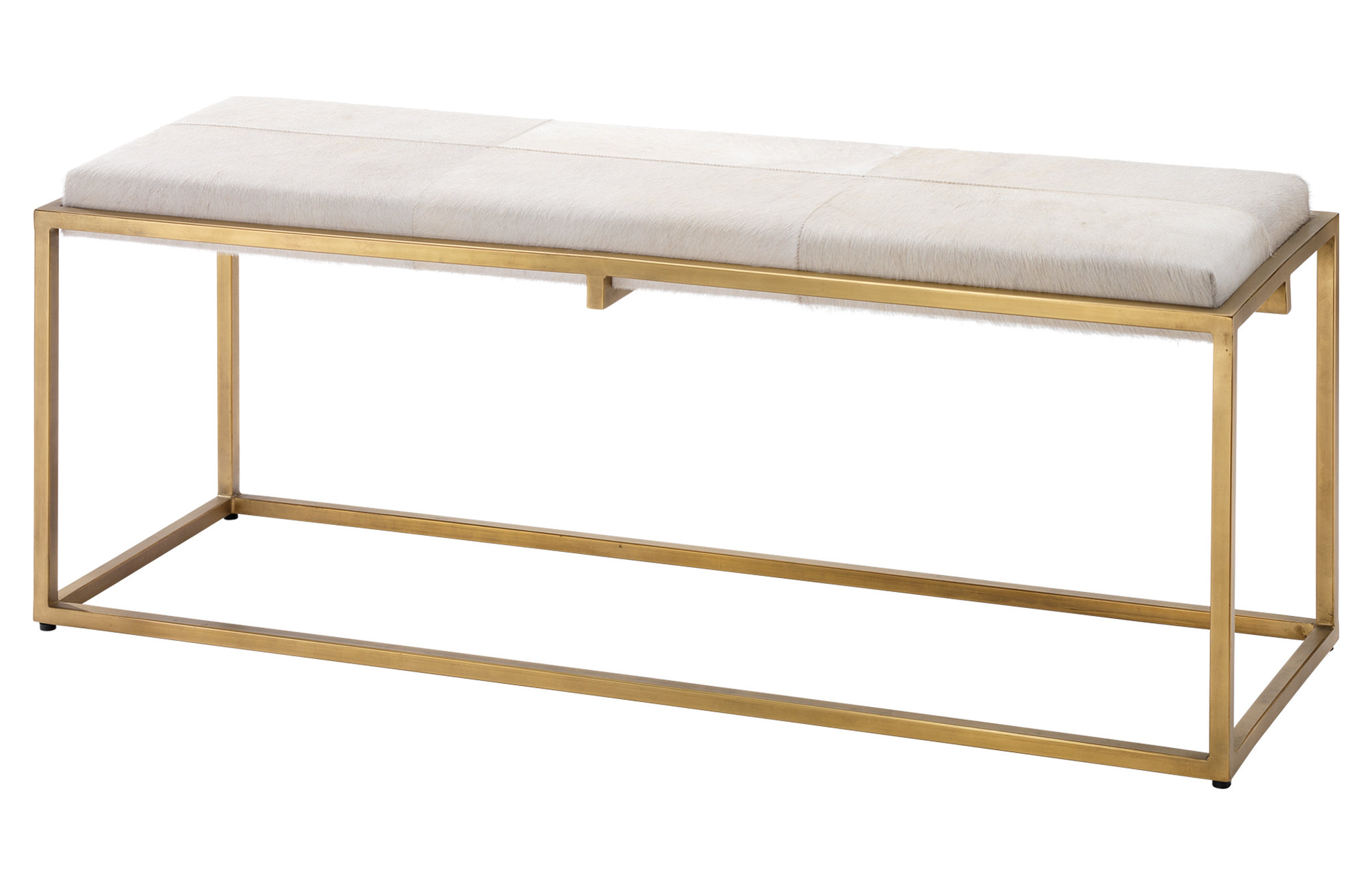 Joss & Main Versa Genuine Leather Upholstered Bench | Wayfair
