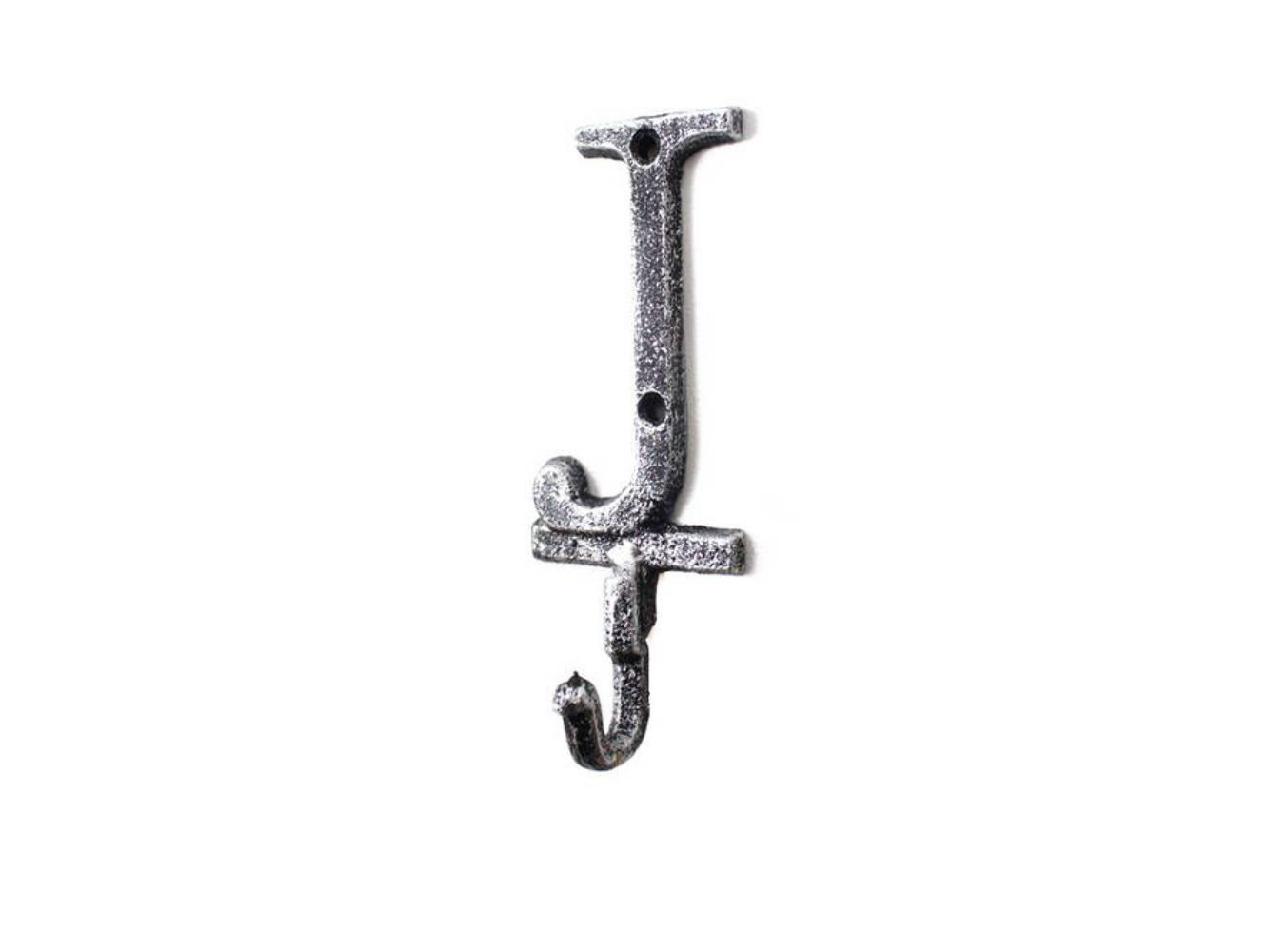 Breakwater Bay Cast Iron Letter J Alphabet Wall Hook & Reviews | Wayfair
