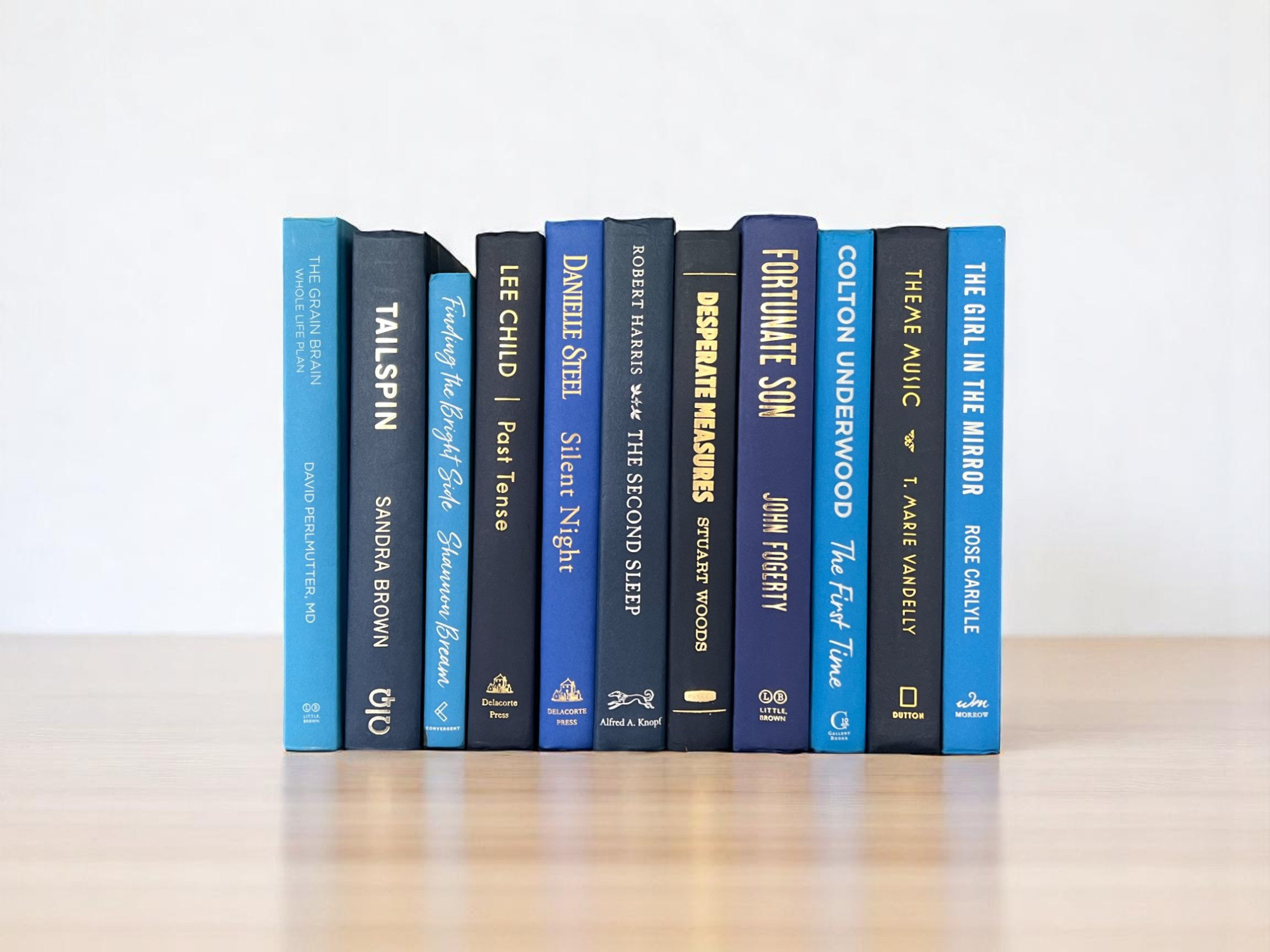 E. Lawrence Ltd. Blue Story Decorative Books (By the Foot) | Wayfair