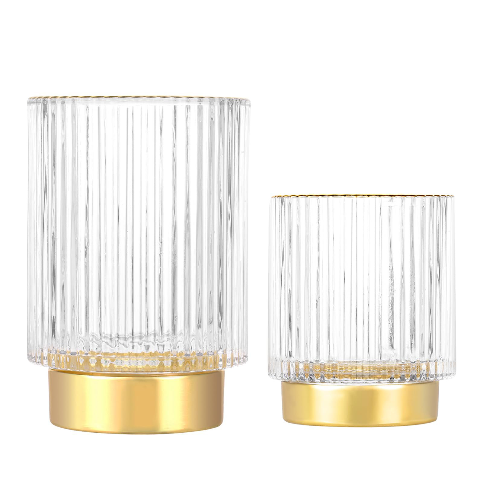 Everly Quinn Crystal Cosmetic Makeup Brush Glass Brushes Storage Holder ...