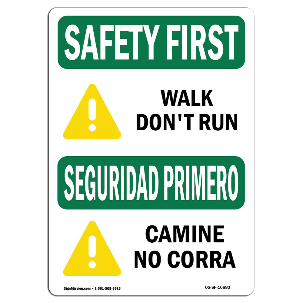 SignMission Osha Safety First Sign | Wayfair