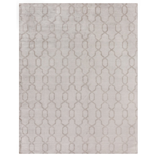 Exquisite Rugs Samara Hand Loomed Viscose Geometric Rug | Wayfair