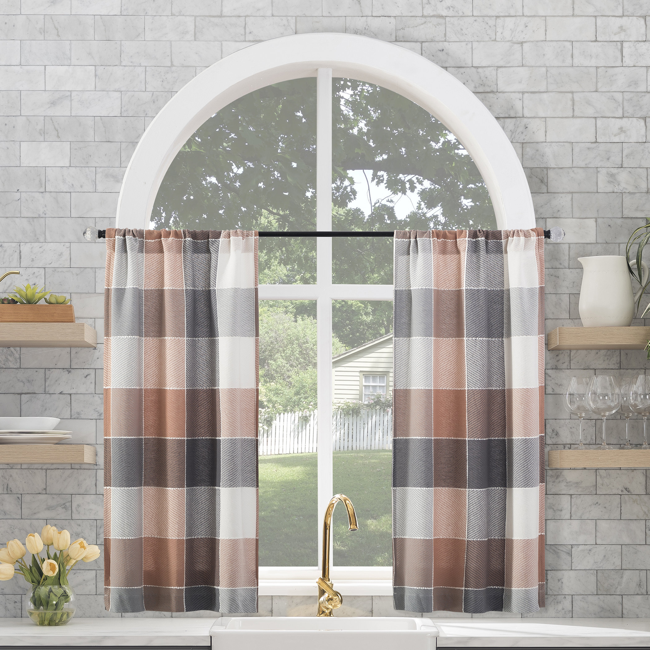 Laurel Foundry Modern Farmhouse® Archaeo Danner Colorblock Plaid 100% ...