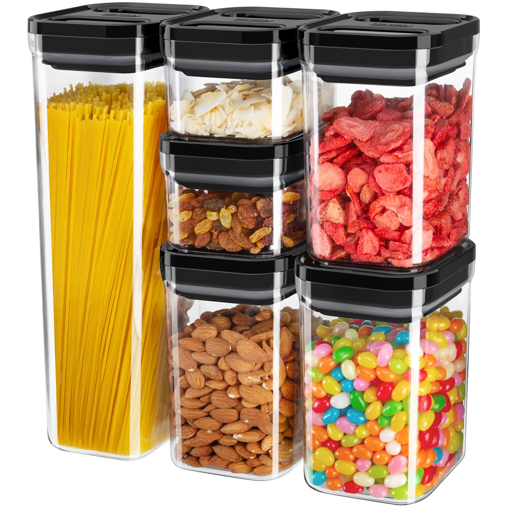 Ebern Designs 6 Piece Airtight Food Storage Container Set | Wayfair.co.uk