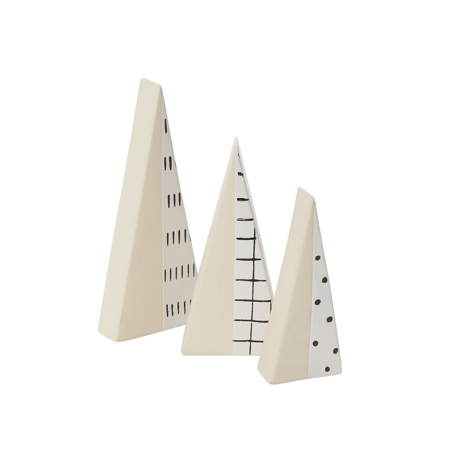 The Holiday Aisle® Set of 3 Ceramic Tabletop Trees & Reviews - Wayfair ...