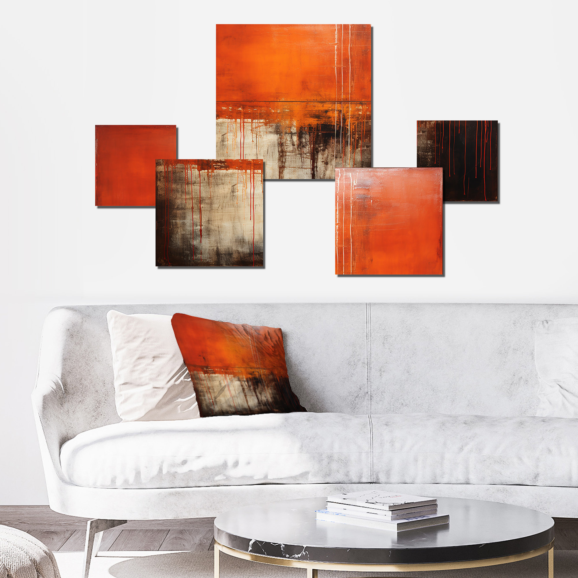 Ivy Bronx Lyrical Abstraction Collage II - Abstract Collages Square ...