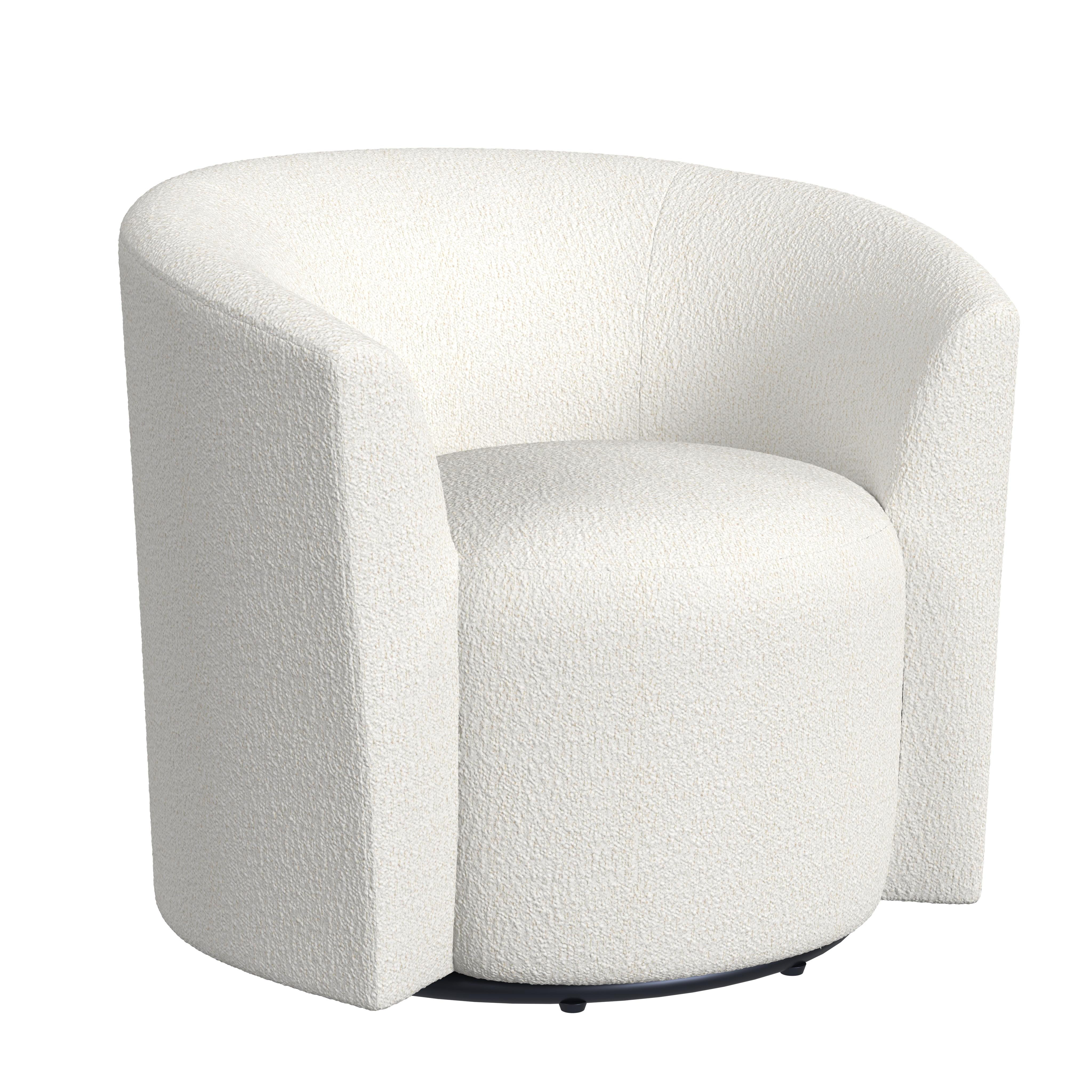 Latitude Run® Markco 32'' Wide Swivel Barrel Chair | Wayfair