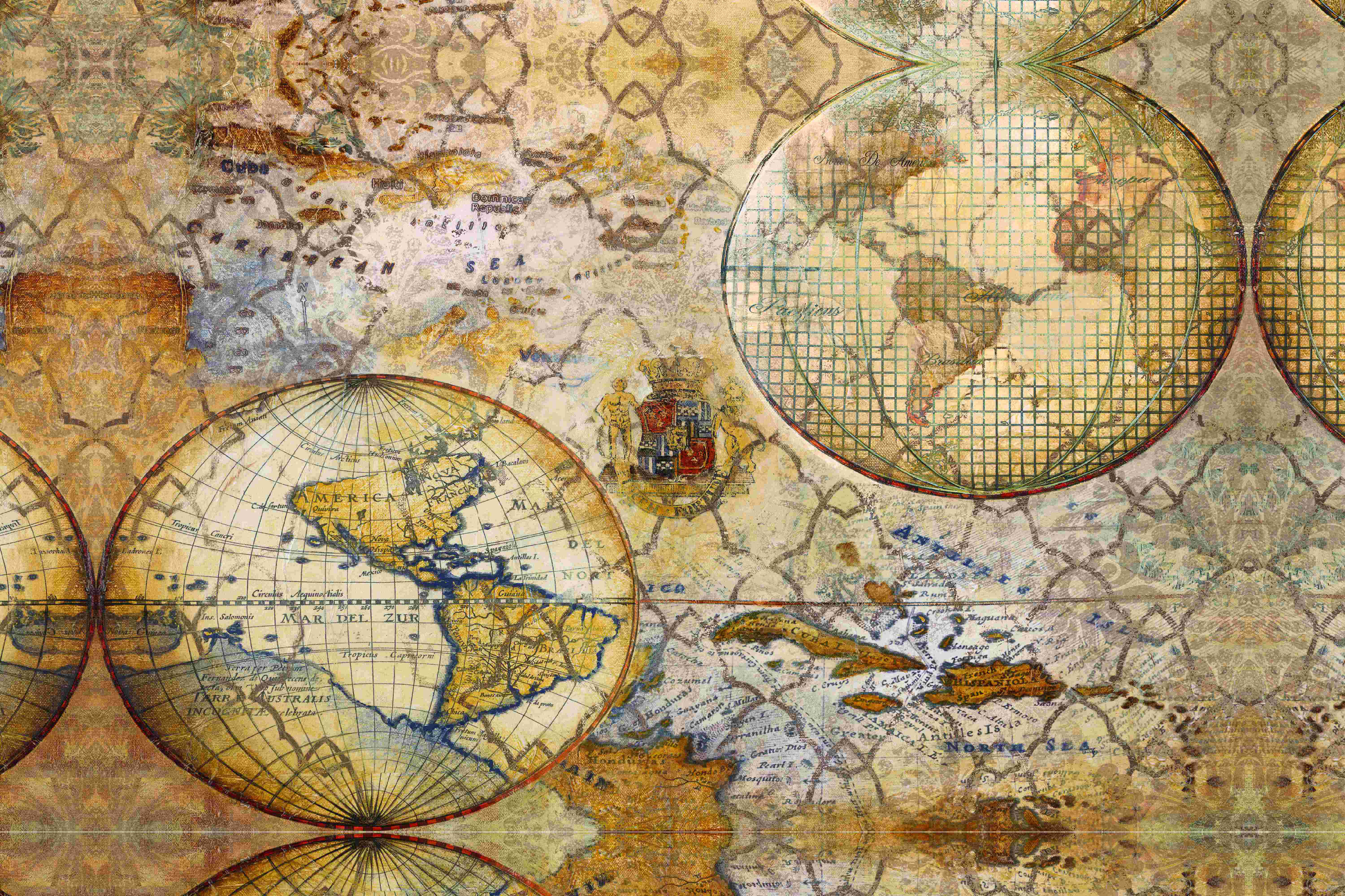 Breakwater Bay World Map - Wrapped Canvas Print - Wayfair Canada