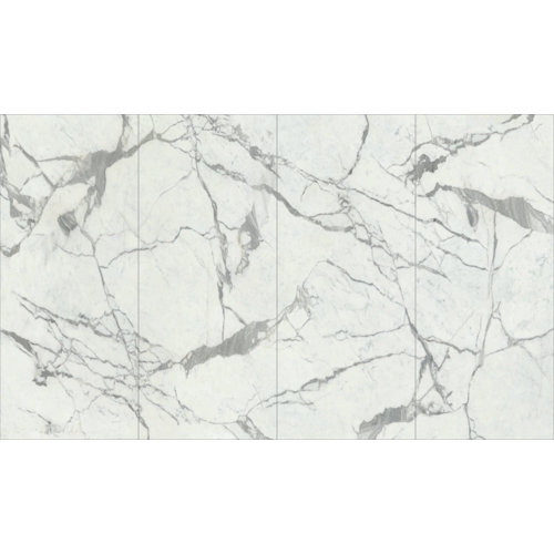 Stone & Tile Shoppe, Inc. Marble 60" x 60" Porcelain Marble Look Wall ...